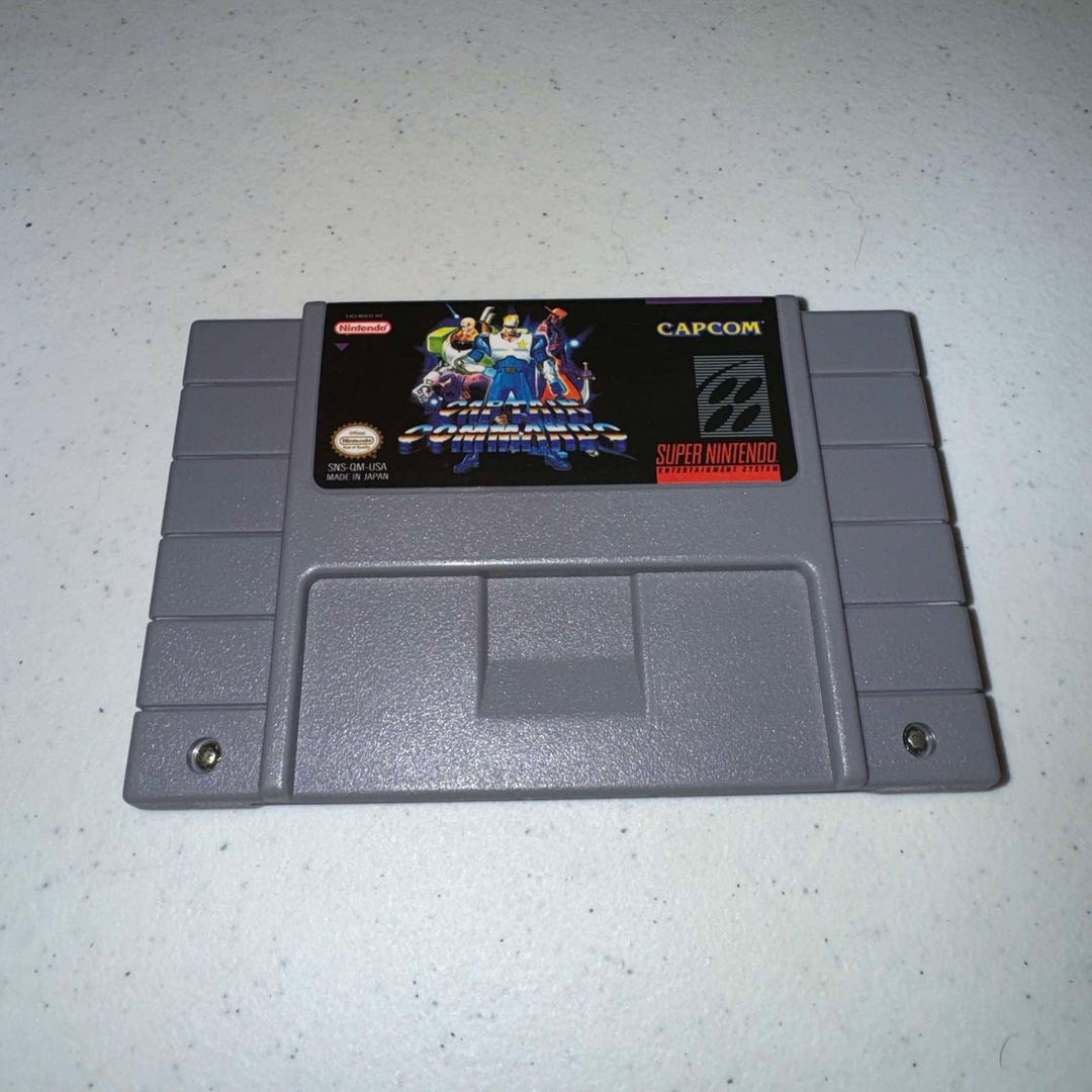 Captain Commando SNES Super Nintendo Repro Video Game Side-scrolling ...