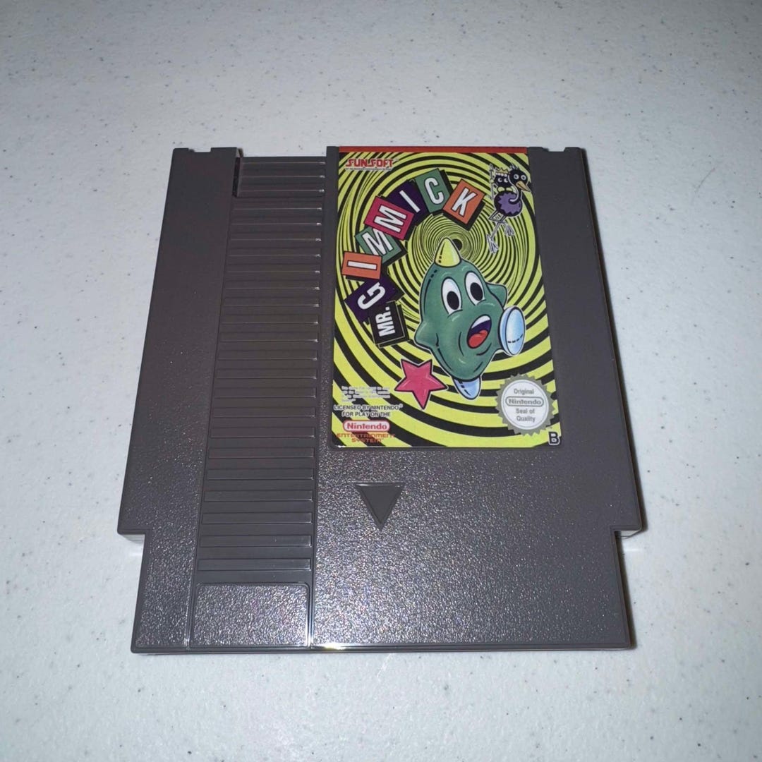 Mr. Gimmick Nintendo Entertainment System Video Game Repro Adventure ...
