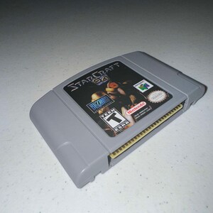 Starcraft N64 Nintendo 64 Game Repro Tested and Saves Strategy Game ...