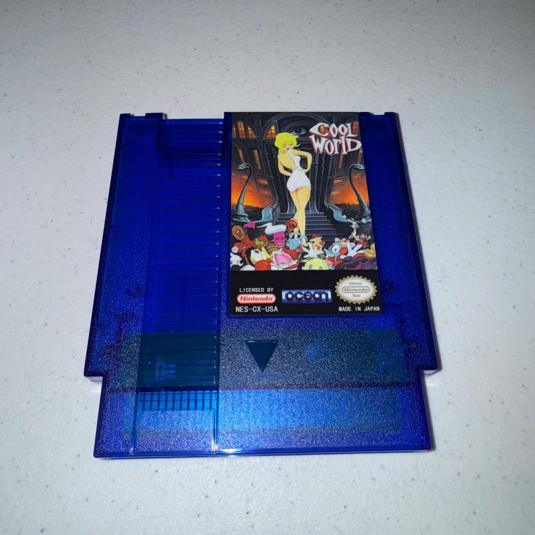 Cool World NES NES Repro Video Game Roger Rabbit Frank Harris Arcade ...