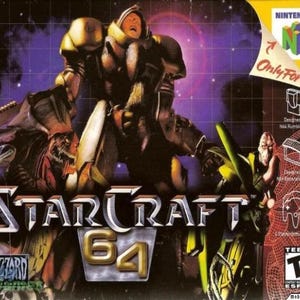 Starcraft N64 Nintendo 64 Game Repro Tested and Saves Strategy Game ...