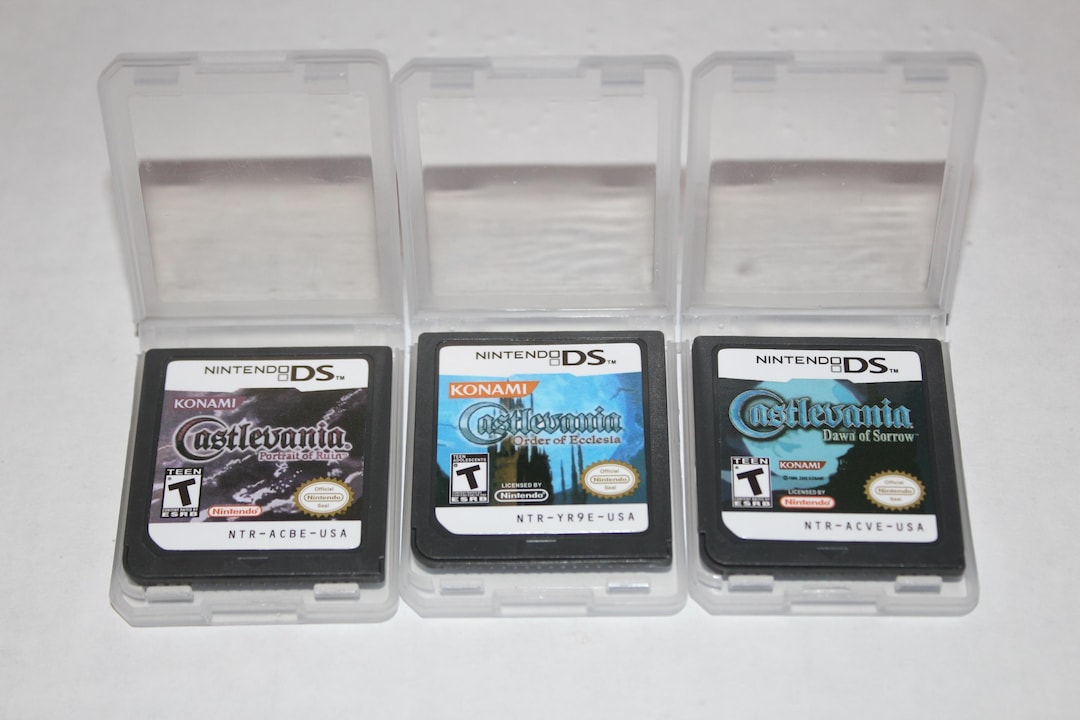 Castlevania DS Games: Castlevania Portrait of Ruin, Order of Ecclesia ...