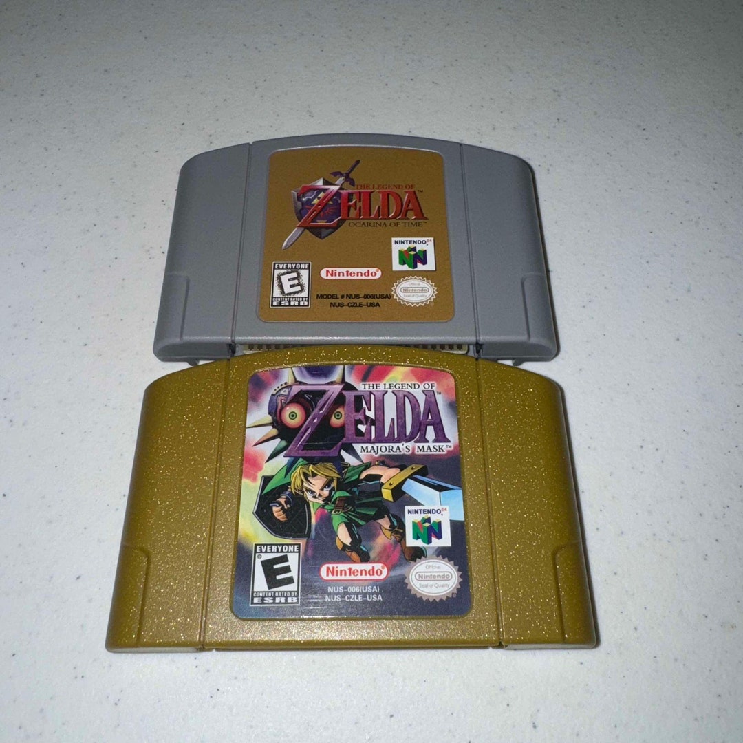 Legend of Zelda N64 Games: Majora's Mask & Ocarina of Time Repro ...
