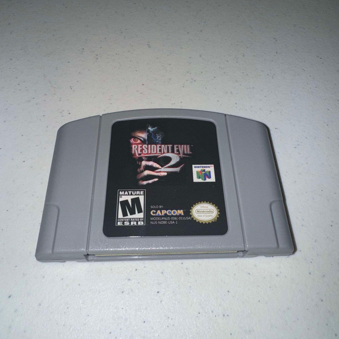 Resident Evil 2 N64 Nintendo 64 Game Repro Tested and Saves Survival ...