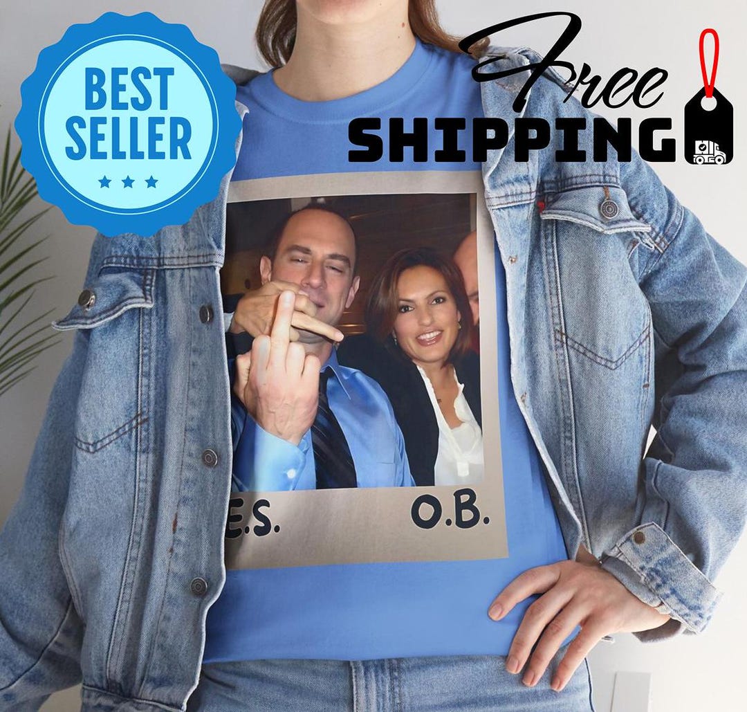 Elliot Stabler and Olivia Benson Unisex T-shirt Law and Order Fan Merch ...