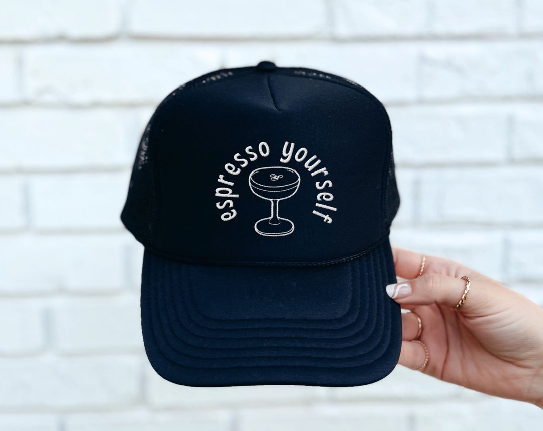 Espresso Martini Hat Embroidered Martini Hat Coffee Trucker Hat ...