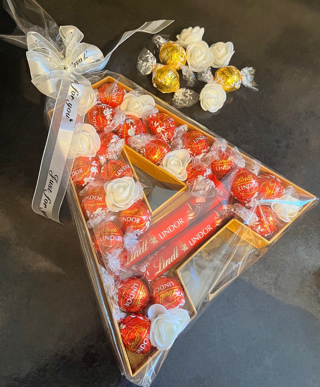 Fillable Letters Chocolate Hamper Chocolate Bouquet Ferreros Malteaser ...