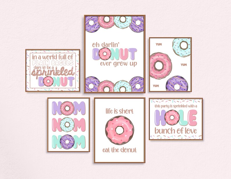 Donut Birthday Collection - Etsy