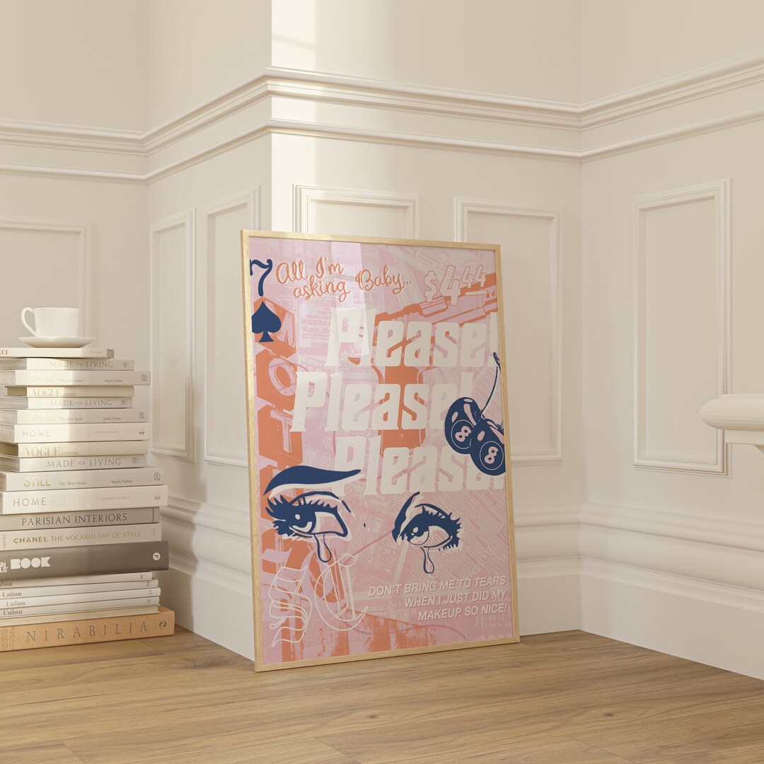 Sabrina Carpenter Please Please Please Poster Pop Art Style Wall Art ...