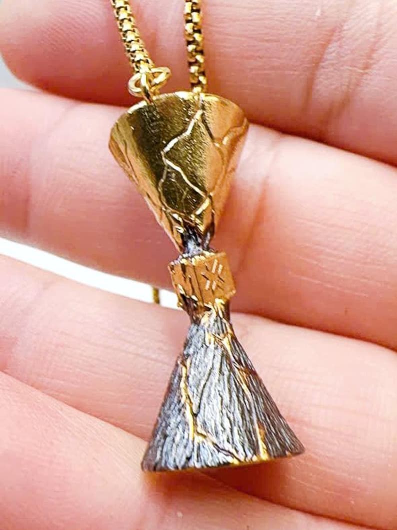 Valorant Champion Gold Pendant Necklace, Silver 950 Gold Plated Gaming ...
