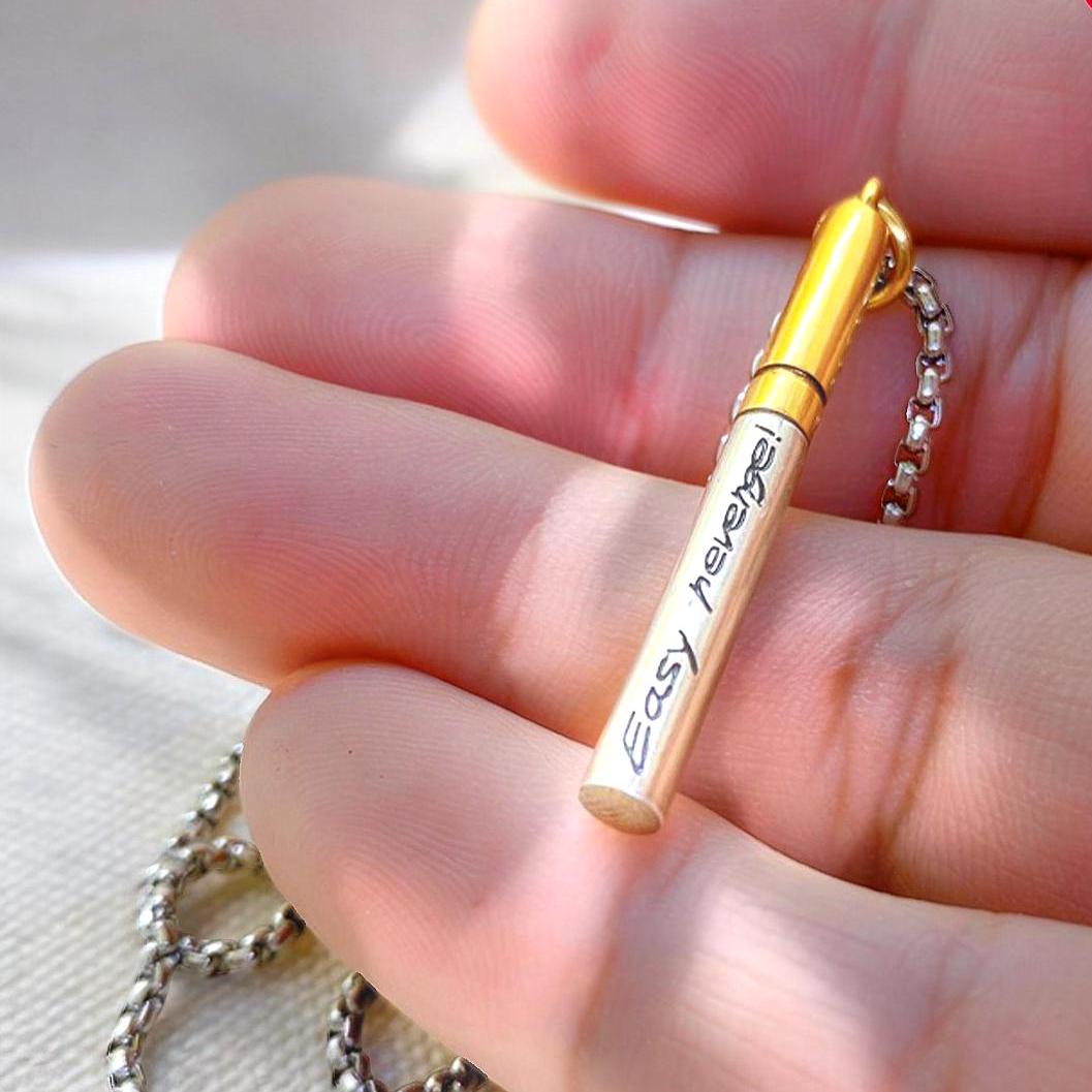 PREMIUM Fanmade Chainsaw Anime 'easy Revenge!' Cigarette Necklace ...
