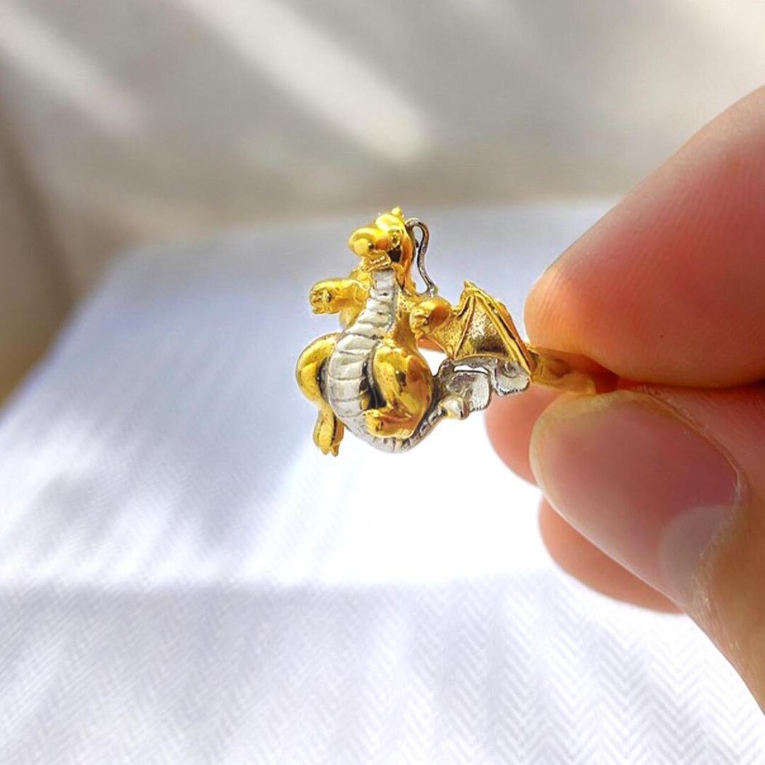 EXCLUSIVE Fanmade Pokemon Dragonite Custom Ring, Handmade Gold and ...