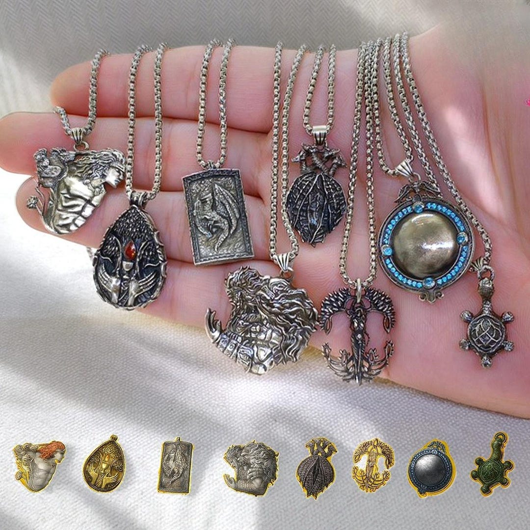 EXCLUSIVE Fanmade Talismans Necklace - Handmade Silver 950 Pendant ...