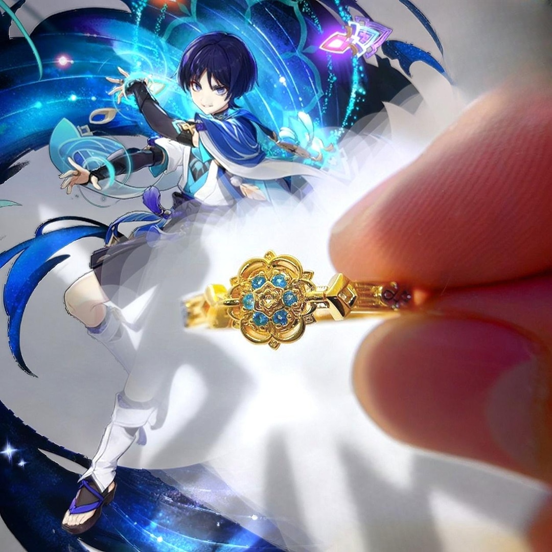 EXCLUSIVE Wanderer Genshin Impact Wanderer Custom Ring, Handmade 950 ...