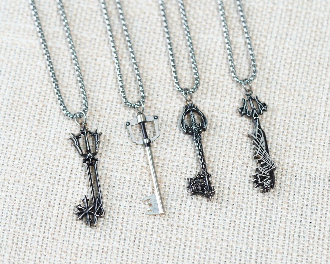 EXCLUSIVE Combo Kingdom Hearts Necklace, Ultima Weapon Keyblade Pendant ...