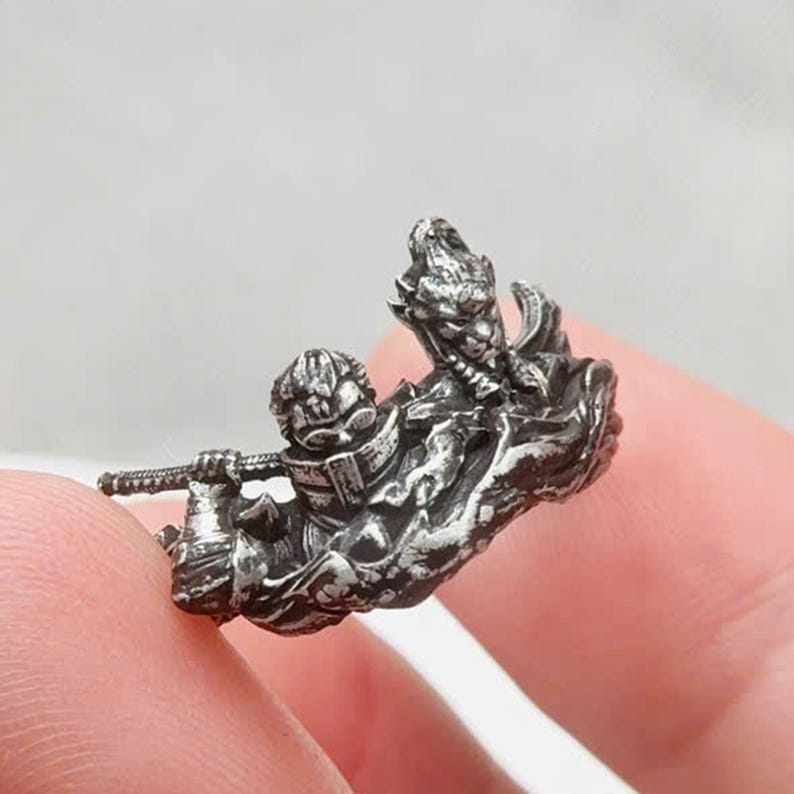 EXCLUSIVE Fanmade Final Fantasy X - Auron & Kimarhi Ring, Handmade ...