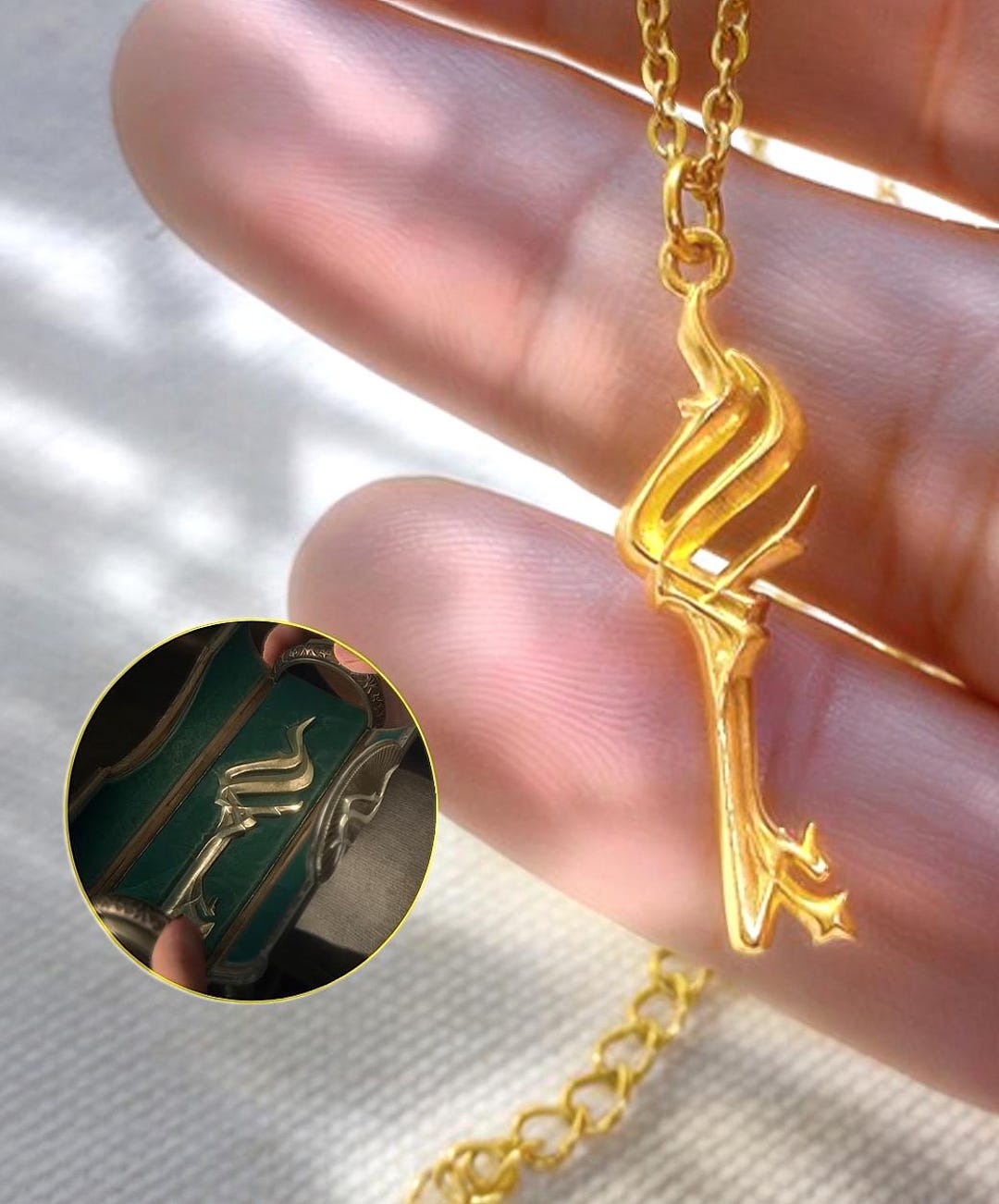 PREMIUM Fanmade Portkey Necklace, Hogwarts Legacy Vault Twelve Key ...