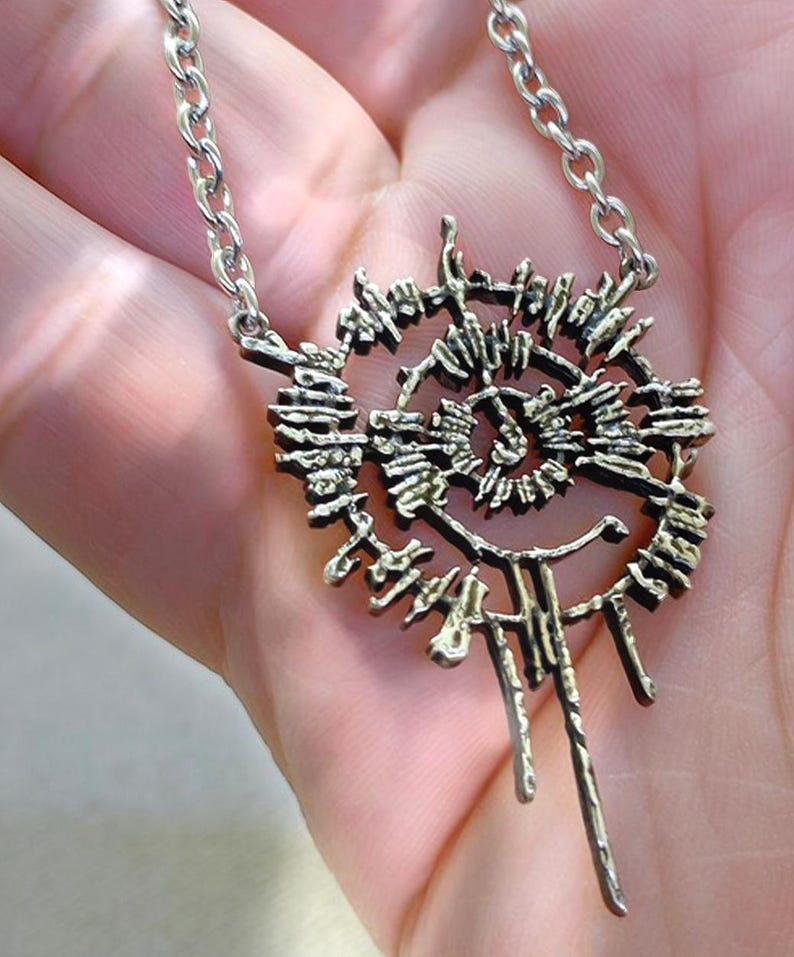 PREMIUM Fanmade Baldur's Gate 3 Astarion Tattoo Necklace, Handmade ...