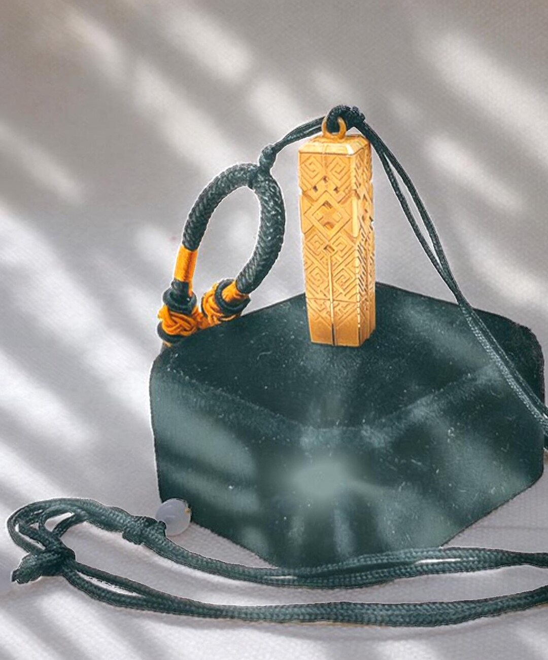 PREMIUM Genshin Impact Zhongli Stone Stele Necklace, Handmade Zhongli ...