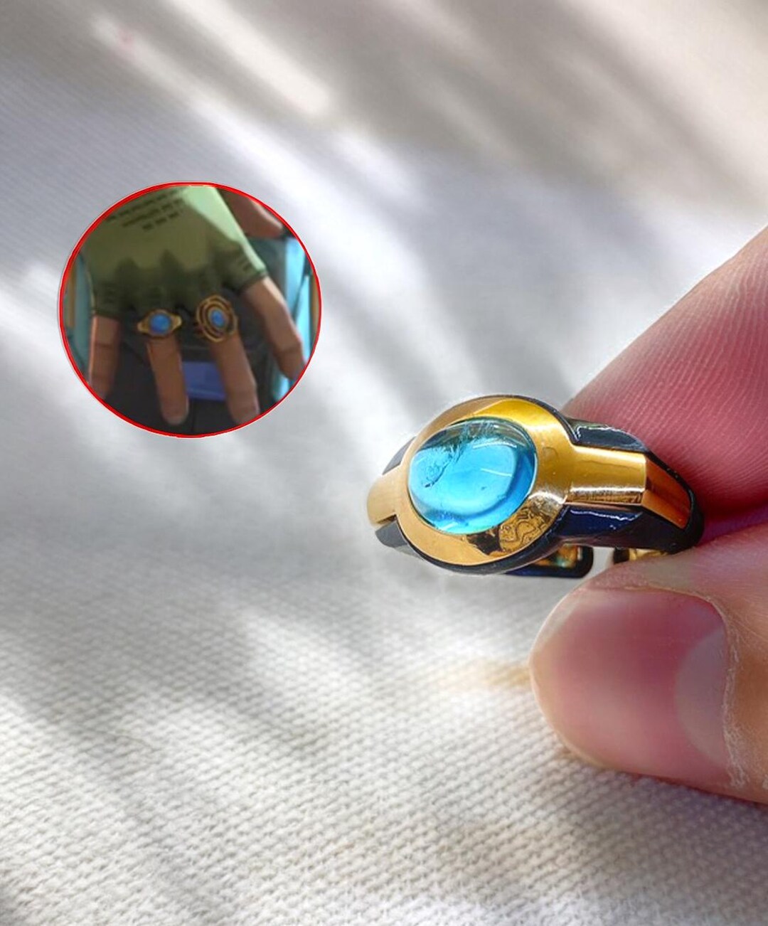 EXCLUSIVE Handmade Harbor Valorant Ring, Sterling Gold/silver Custom ...