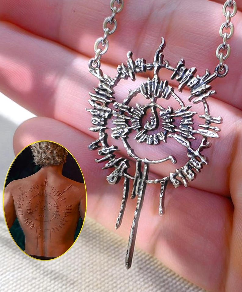 PREMIUM Fanmade Baldur's Gate 3 Astarion Tattoo Necklace, Handmade ...