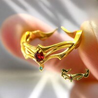 Final Fantasy 8 Squall Griever Ring Set in Sterling Silver Final ...