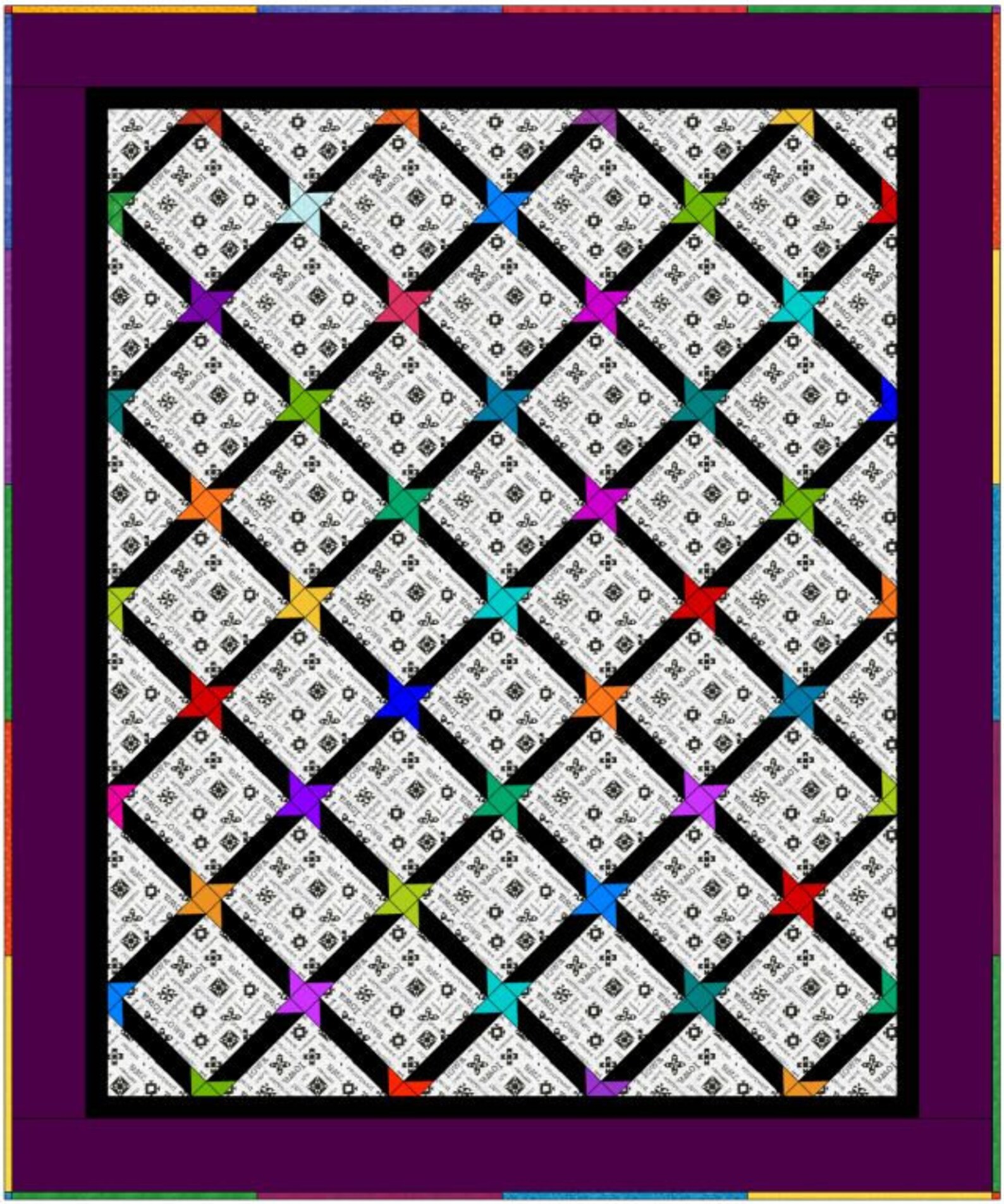 Hopping Across Iowa Quilt Pattern PDF #432e - Etsy
