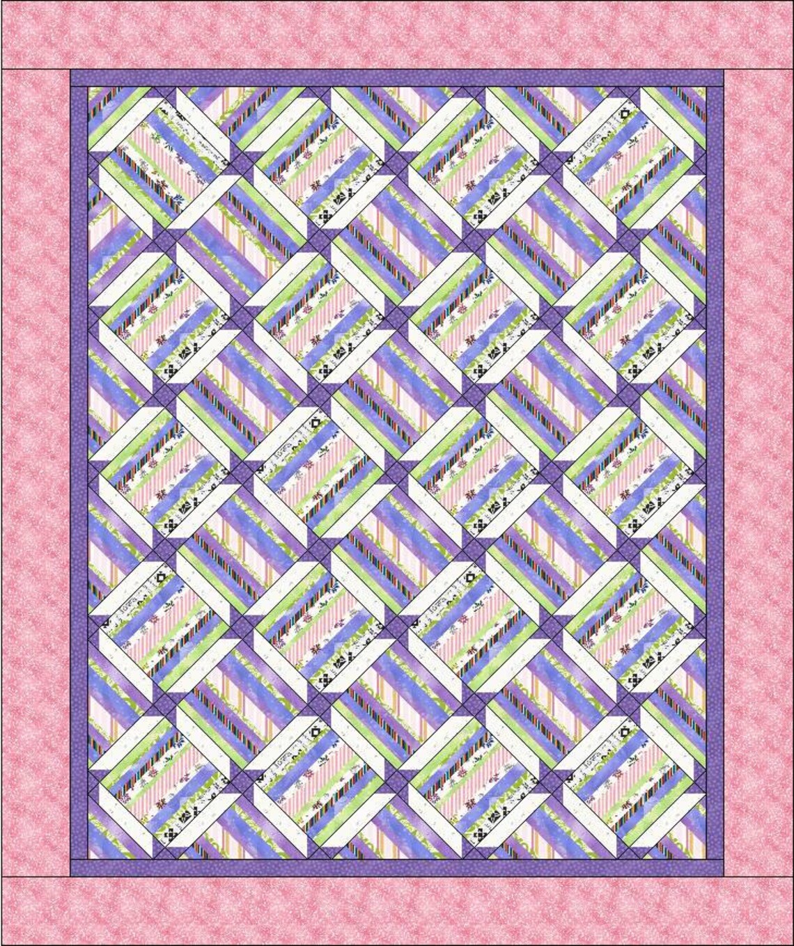 Hopping Across Iowa Quilt Pattern PDF #432e - Etsy