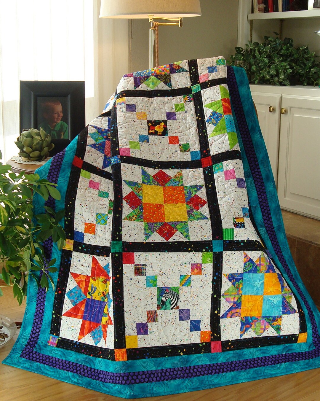 Playful Pathways Quilt Pattern in 4 Sizes PDF #435e - Etsy