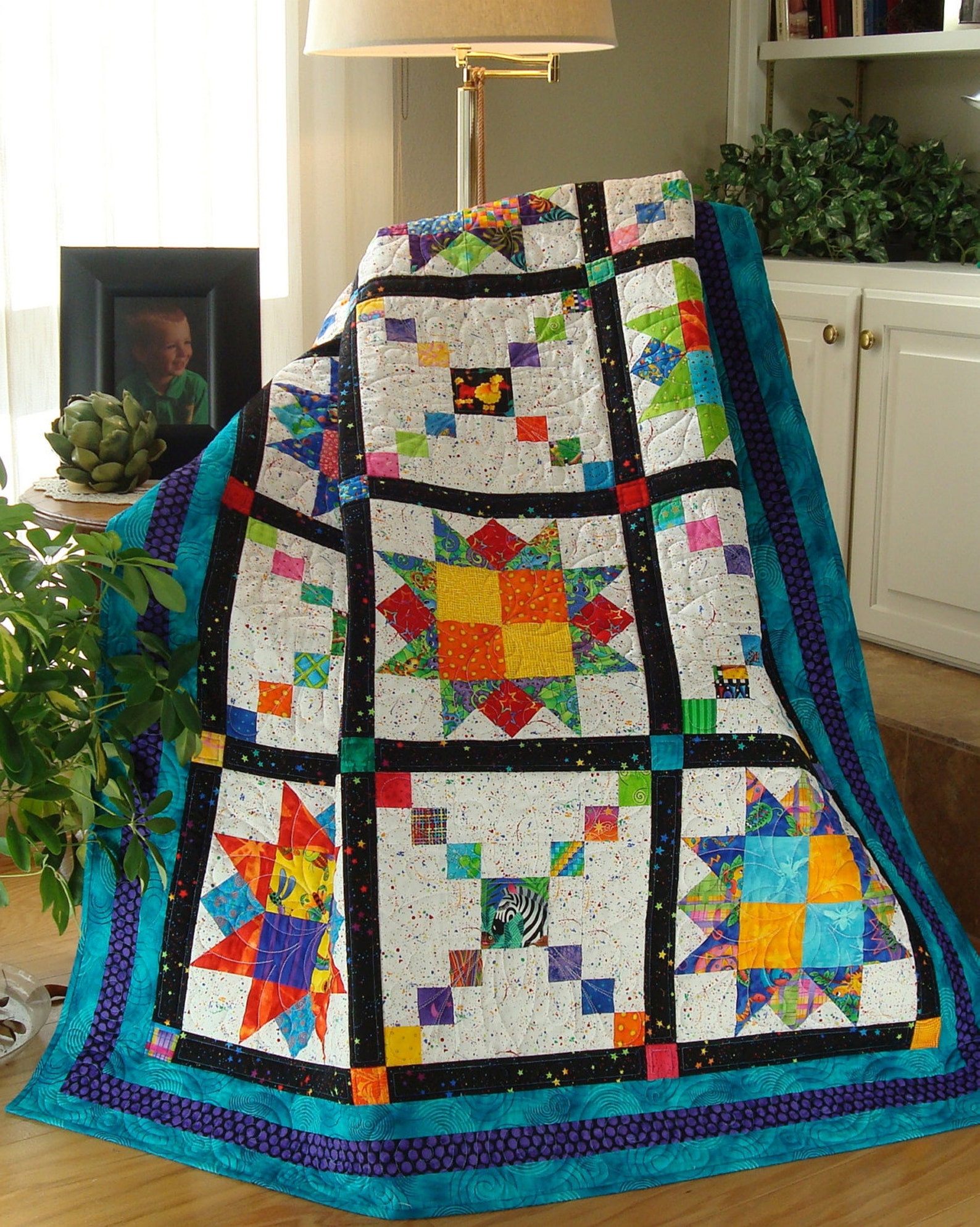 Playful Pathways Quilt Pattern in 4 Sizes PDF #435e - Etsy