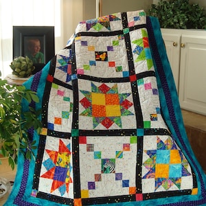 Playful Pathways Quilt Pattern in 4 Sizes PDF 435e - Etsy