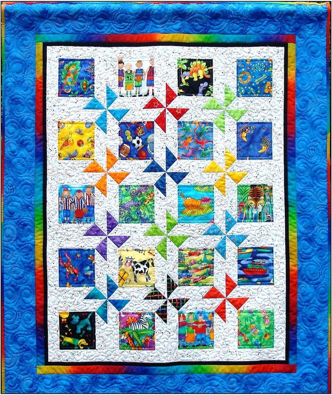 Magic Wheels Quilt Pattern PDF 423e - Etsy