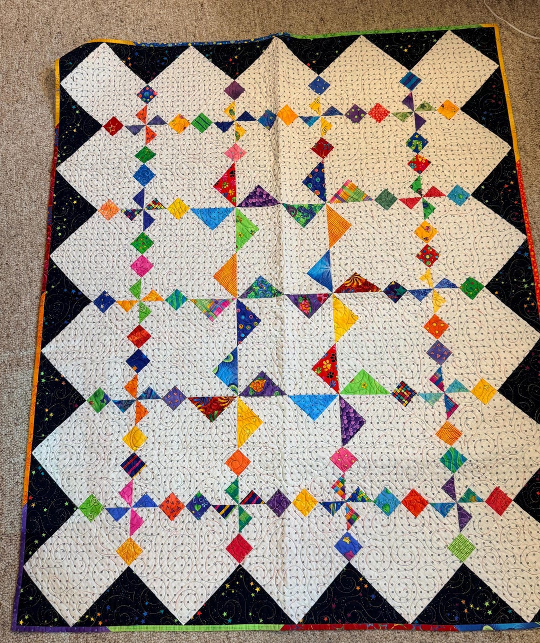 Gentle Winds Quilt Pattern PDF Babu Sizes #417 - Etsy