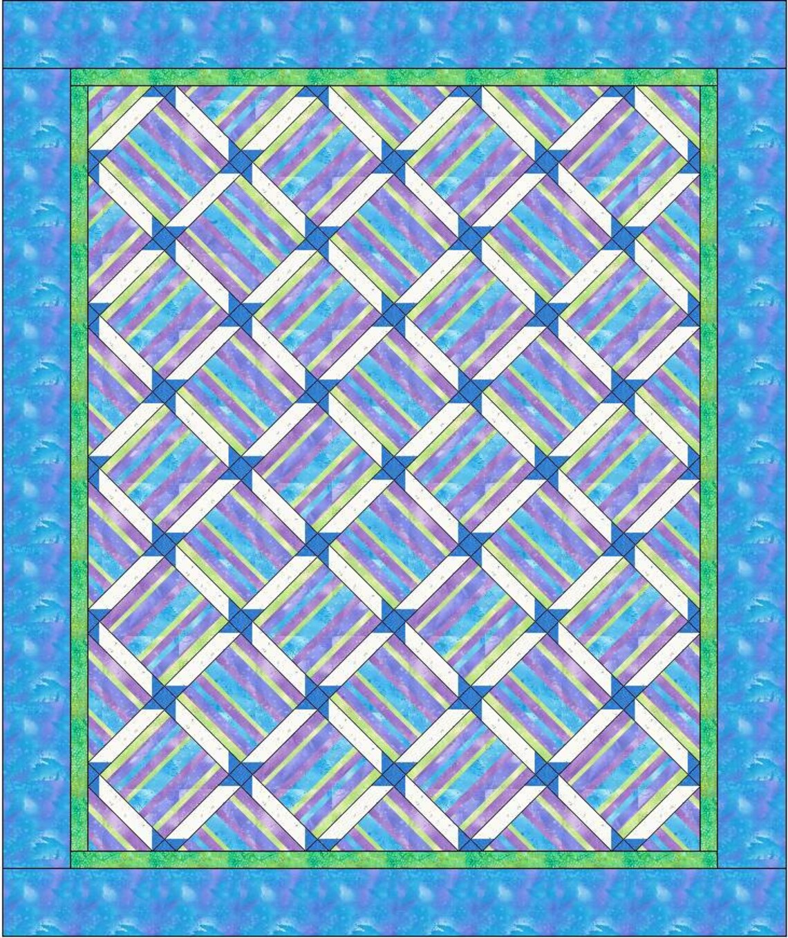 Hopping Across Iowa Quilt Pattern PDF #432e - Etsy