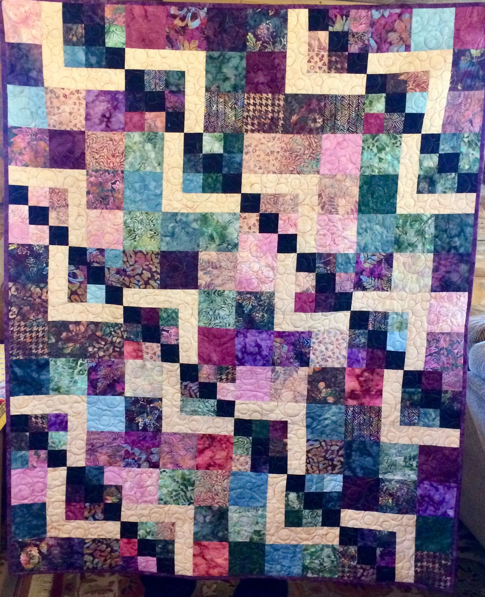 Easy PDF quilt pattern Simply Delightful Quilt Pattern in 6 | Etsy