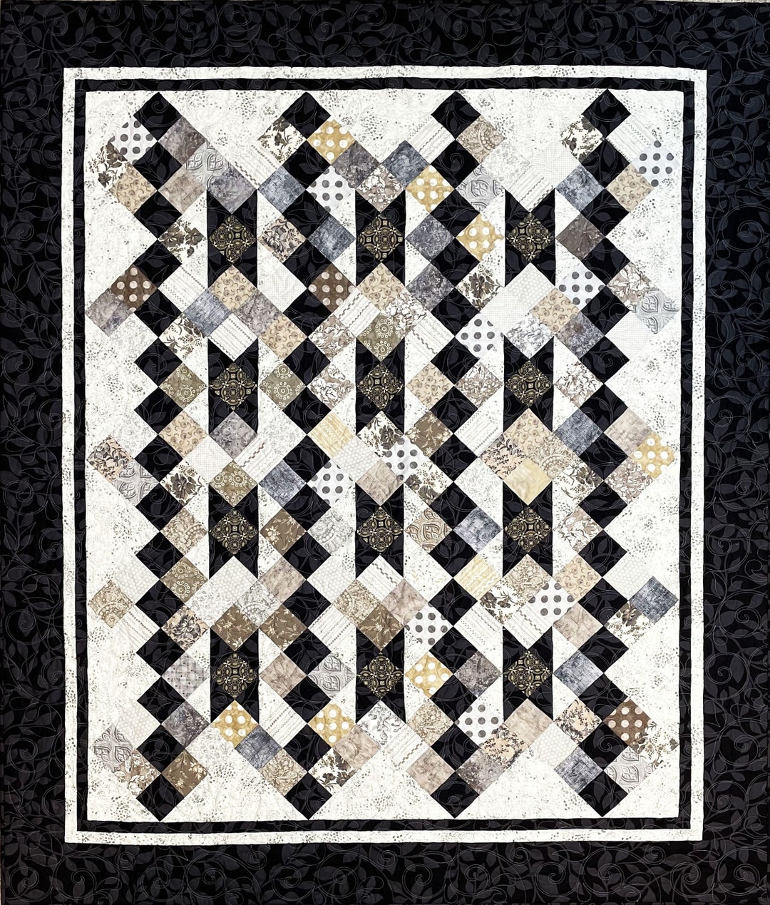 Original Simply Tranquil Paper Quilt Pattern #460 Easy 4 Sizes Included ...