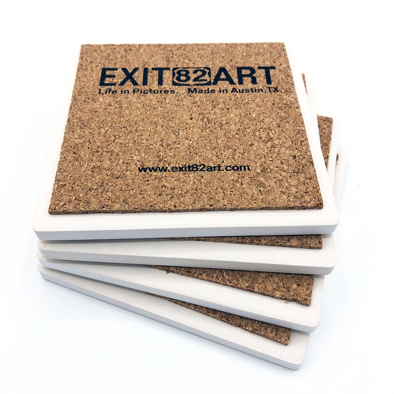 Charleston South Carolina Tumbled Stone Coaster Set Pick | Etsy