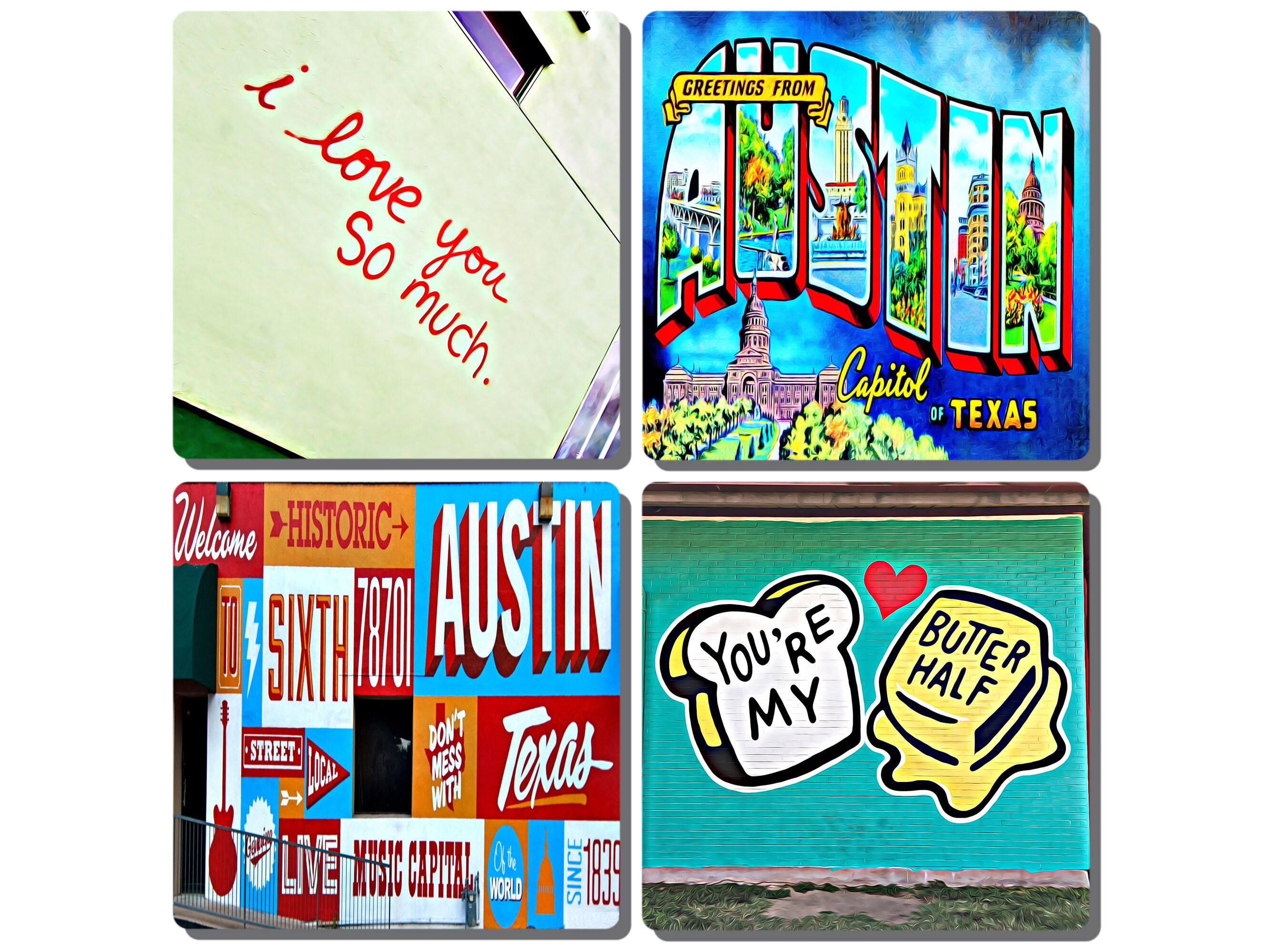 Welcome To Austin Postcard