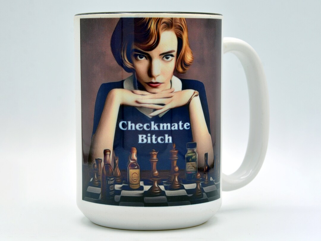 Full Color Large 15 Oz. Ceramic Coffee Mug Tea Cup - the Queen's Gambit ...