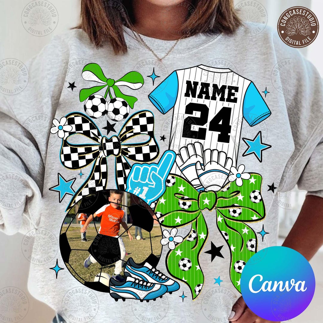 Soccer Custom PNG: Patchwork Checkerboard Soccer Mama Design, Trendy ...