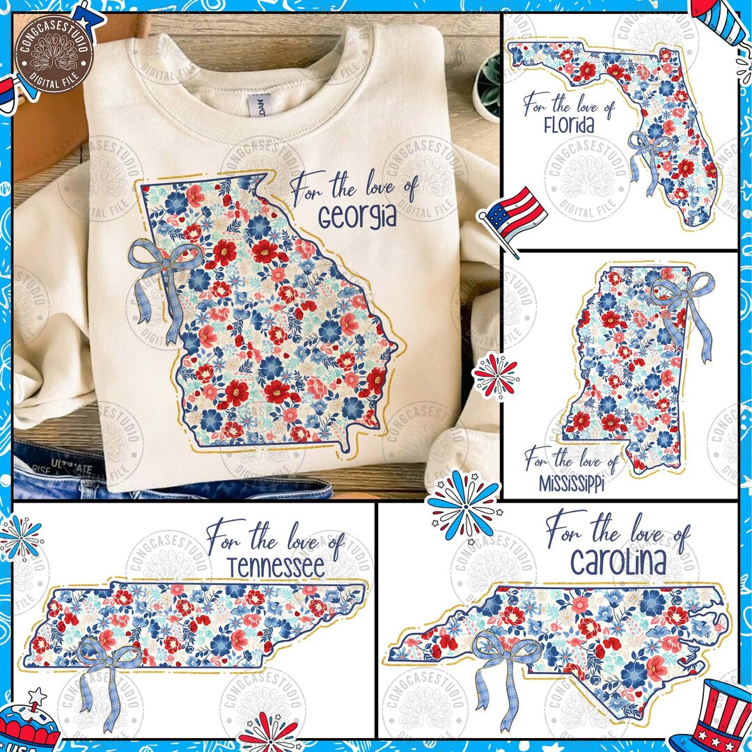 8 America Map Png, State America , America Bundle, 4th of July Png, Map ...