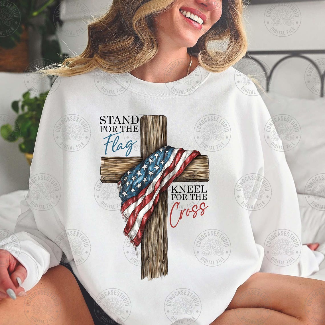 American Flag Cross PNG: Faith, Love, Freedom, Digital Download - Etsy