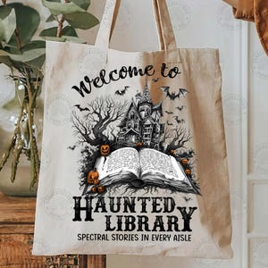 Spooky Haunted Library PNG: Halloween Ghost Reading Design, Digital ...