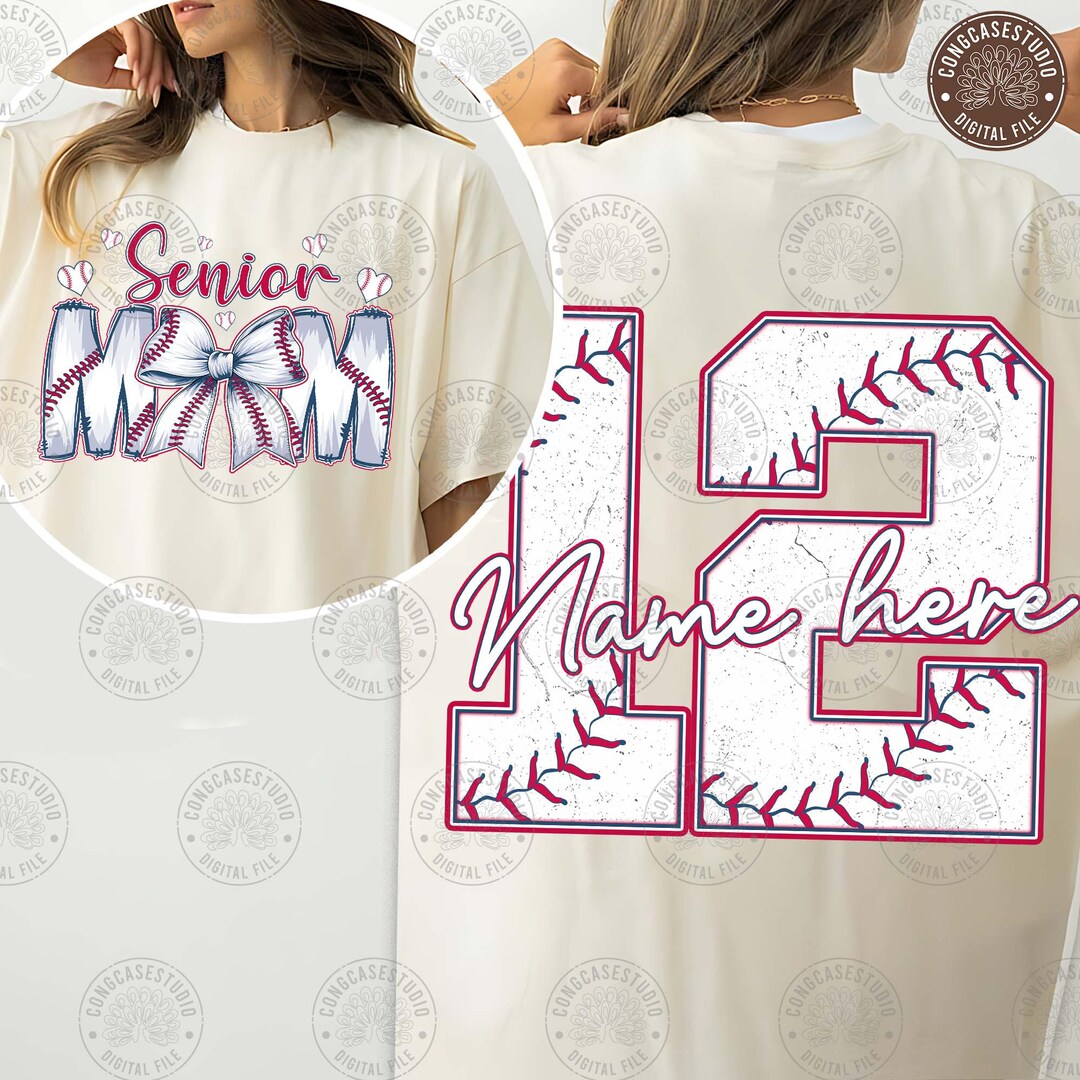 Senior Baseball Mom 2025 Png, Baseball Mama Png, Baseball Mom Png, Game ...