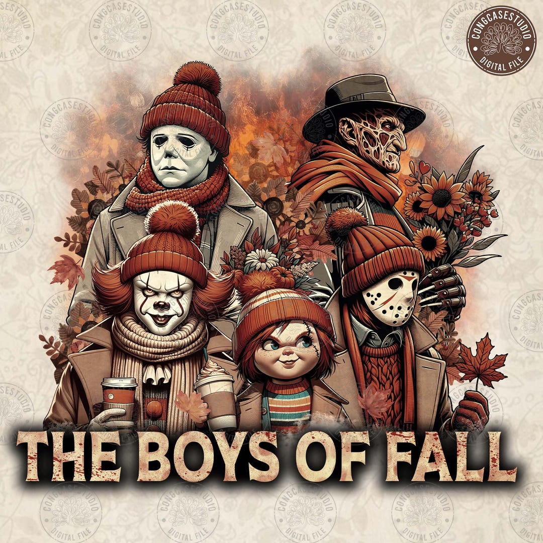 The Boys of Fall Horror Movie Png, Spice Png, Cozy Season Png, Scary ...