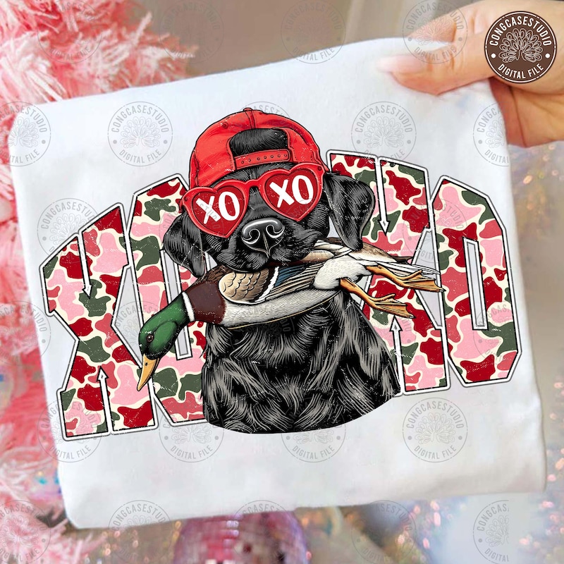 Valentines Hunting Dog Duck - Etsy