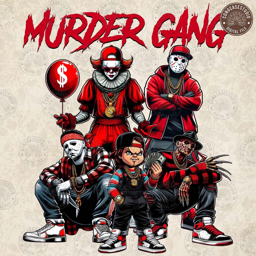 Horror Characters Png, Thug Life Halloween Png, Thug Life Png ...