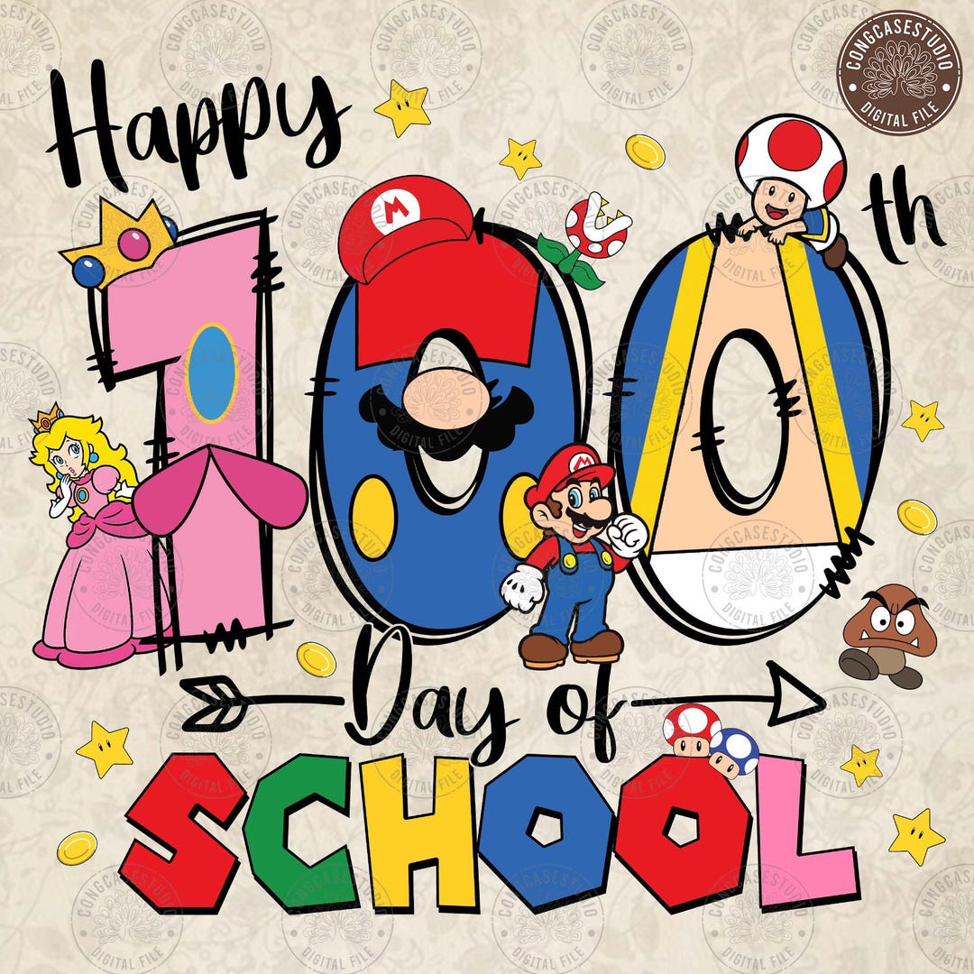 100 Days of School Cartoon Png, Super Cartoon Character Png, Happy 100 ...