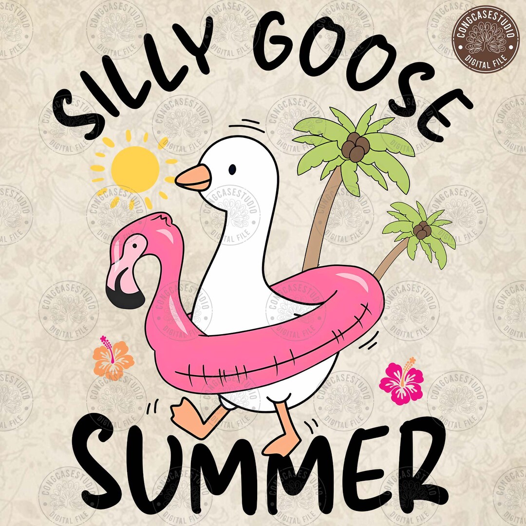 Silly Goose Summer Png, Funny Meme Goose Png, Silly Girl Png, Goose ...