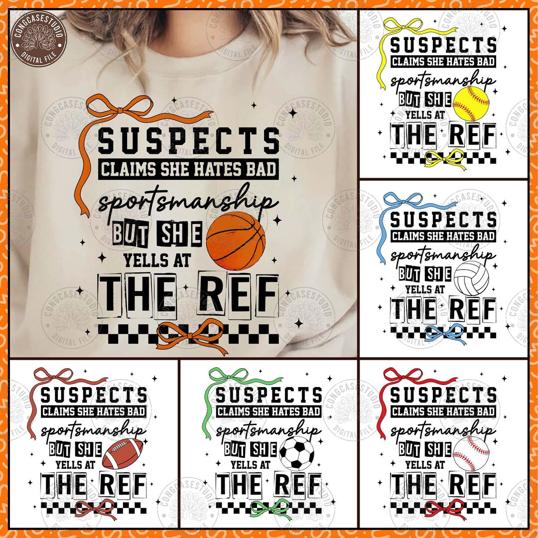 5+ Suspect Claims She Hates Bad Sportsmanship but Yells at the Ref PNG ...